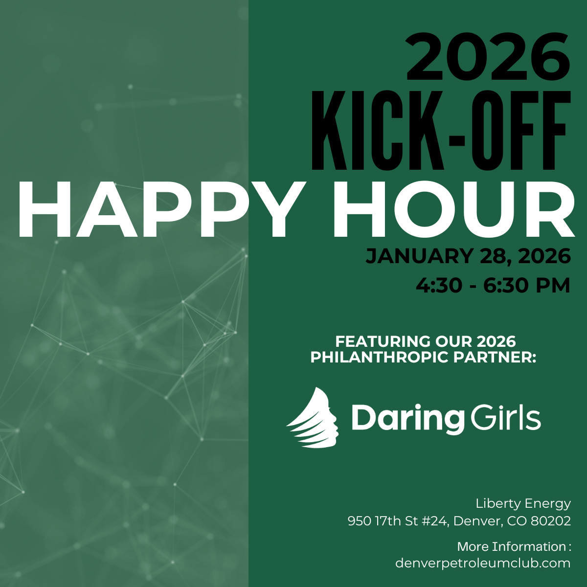 2026 Kick-Off Happy Hour - Philanthropic Partner (Daring Girls)